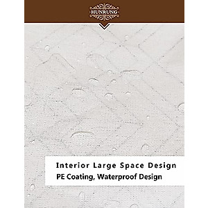 HUNRUNG Square Storage Bins Nursery Hamper Canvas Laundry Basket Foldable with Waterproof Nursery Boxes for Shelves/Gift Baskets/Toy Organizer/Office, Bedroom (Square-black transverse geometry)