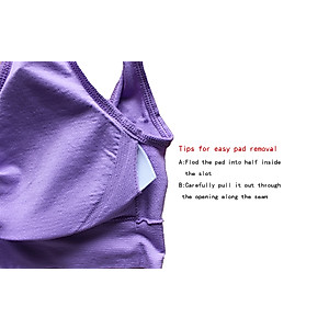 KINYAOYAO 3 Pack Women's Ultimate Comfy Medium Support Seamless Wireless Sports Bra with Removable Pads,4X