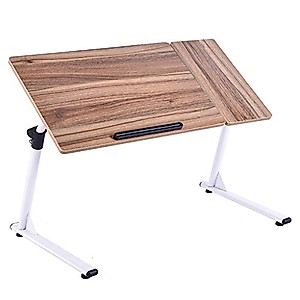 Zewuai Home Office Desk Can Be Raised and Lowered Folding TV Tray 31.5 x 15.7x19.7-30 inch -U.S. Shipping