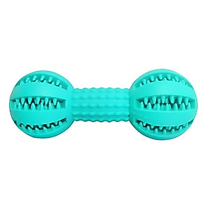 Puppy dentals Chew - Dog Teething Toy, Interactive dentals Toy | Dog Treat Toy Dispenser, Pet Teething Cleaner Chew Toy, Puppy Gum Soothing Toy, Dumbbell Shape Design Dog Teeth Grinding Toy for Dog