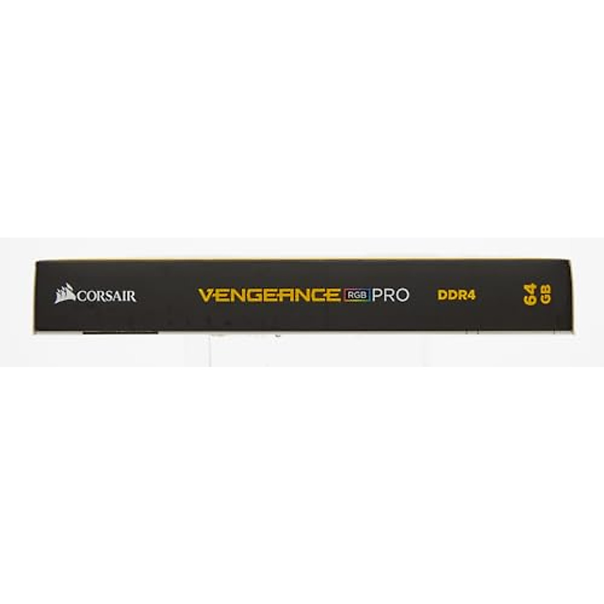 Corsair Vengeance RGB Pro 64GB (4x16GB) DDR4 3600 (PC4-28800) C18 Desktop Memory – Black, CMW64GX4M4D3600C18