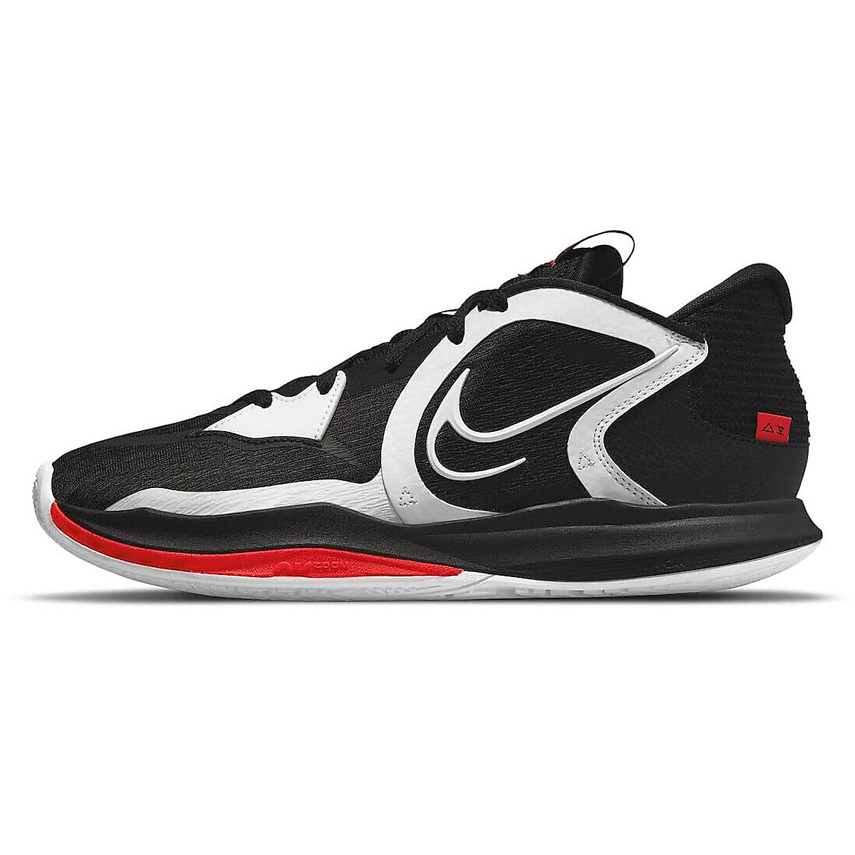 Nike Kyrie 5 Low Men's Basketball Shoes Black/White-Chile Red DJ6012-001 9.5