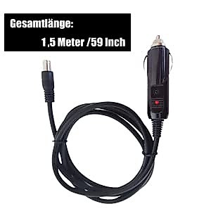 iHaospace DC 8 mm Car Charging Cable, DC7909 7.9 x 5.5mm Car Cigarette Lighter Cable for Bluetti EB70 EB3A Powerstation