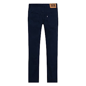 Levi's Boys' Little 511 Slim Fit Uniform Pants, Dress Blues, 5