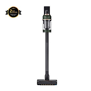 SAMSUNG BESPOKE Jet Cordless Stick Vacuum Cleaner with All In One Clean Station, Powerful Floor Cleaning for Carpet, Hardwood, Tile, Lightweight, HEPA Filtration, Woody Green