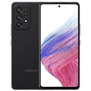 Samsung Galaxy A53 (5G) 128GB Unlocked - Black (Renewed)