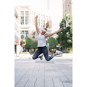 Maven Thread Tropics, Women's Wide Sports Running Headband for Exercise, Gym and Yoga - 4" Thick Non Slip Sweatband 2Pack