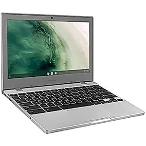 SAMSUNG 11 Chromebook, 11.6-inch HD Display, Intel Celeron N4020, 4 GB DDR4 RAM, 32 GB eMMC, Chrome OS, Intel UHD Graphics 600, Platinum Titan W/ MD Accessories