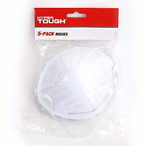 Hyper Tough Protective Dust Masks, 5-Pack (1)