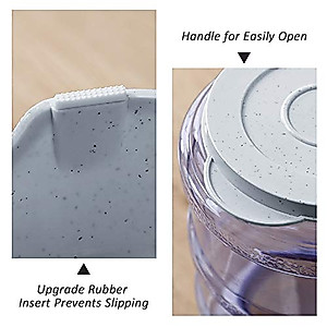 Pet Feeder and Water Food Dispenser Automatic for Dogs Cats, 100% BPA-Free, Gravity Refill, Easily Clean, Self Feeding for Small Large Pets Puppy Kitten Rabbit Bunny