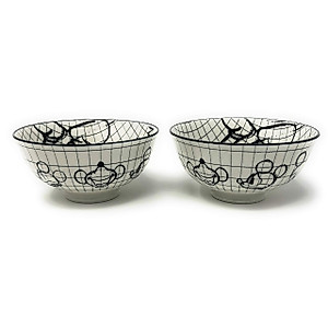 Set of 2 Mickey Sketchbook Tidbit Bowls (Laughing)