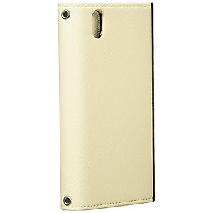 ジルズデザイン(Jills Design) Android One S3 Case Cover Notebook Type Android One S3#009 Ribbon Cream Stripe Smartphone Cover Smartphone Case Notebook Case Notebook Cover s3-tc009-wt06