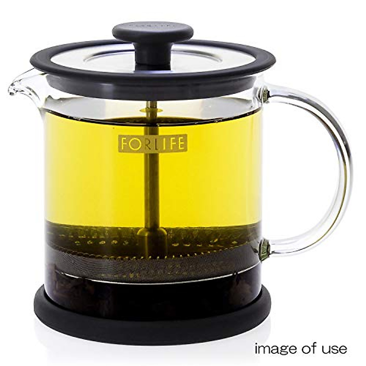 FORLIFE 827 Coffee Press, Clear, Black
