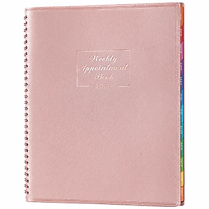 2023 Weekly Appointment Book - Daily Hourly Planner 2023, January 2023- December 2023, 8.4" x 10.6", 15-Minute Interval, Flexible Soft Cover, Twin-Wire Binding, Perfect for Your Life