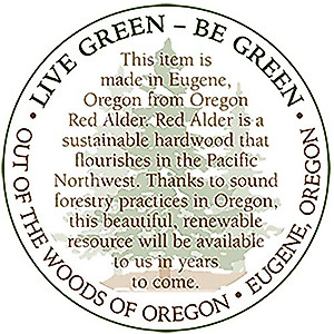 Out of the Woods of Oregon Bread & Bagel Slicer - Walnut Finish (Left Handed)