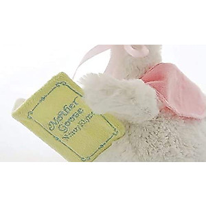 Cuddle Barn Mother Goose Animated Talking Musical Plush Toy, 14" Super Soft Cuddly Stuffed Animal Moves and Talks, Captivates Listeners by Reading 7 Classic Nursery Rhymes - Pink