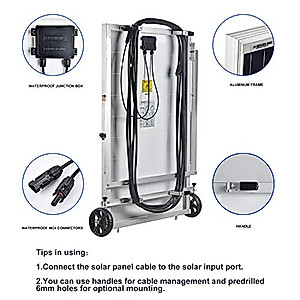 Nature's Generator Platinum PE System 1800W Solar & Wind Powered Pure Sine Wave Generator + 1200Wh Power Pod (1920Wh total) + 3 of 100W Solar Panels + Power Transfer Kit to Connect Breaker Panel
