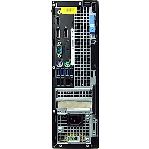 Dell OptiPlex 7040 SFF Desktop PC,Intel Quad Core i7-6700 3.4GHz,Nvidia GT 1030,32GB DDR4 Ram New 1TB NVMe M.2 SSD+2TB HDD,Built-in WIFI & Bluetooth HDMI Windows10 Pro Wireless Keyboard&Mouse (Renewed)