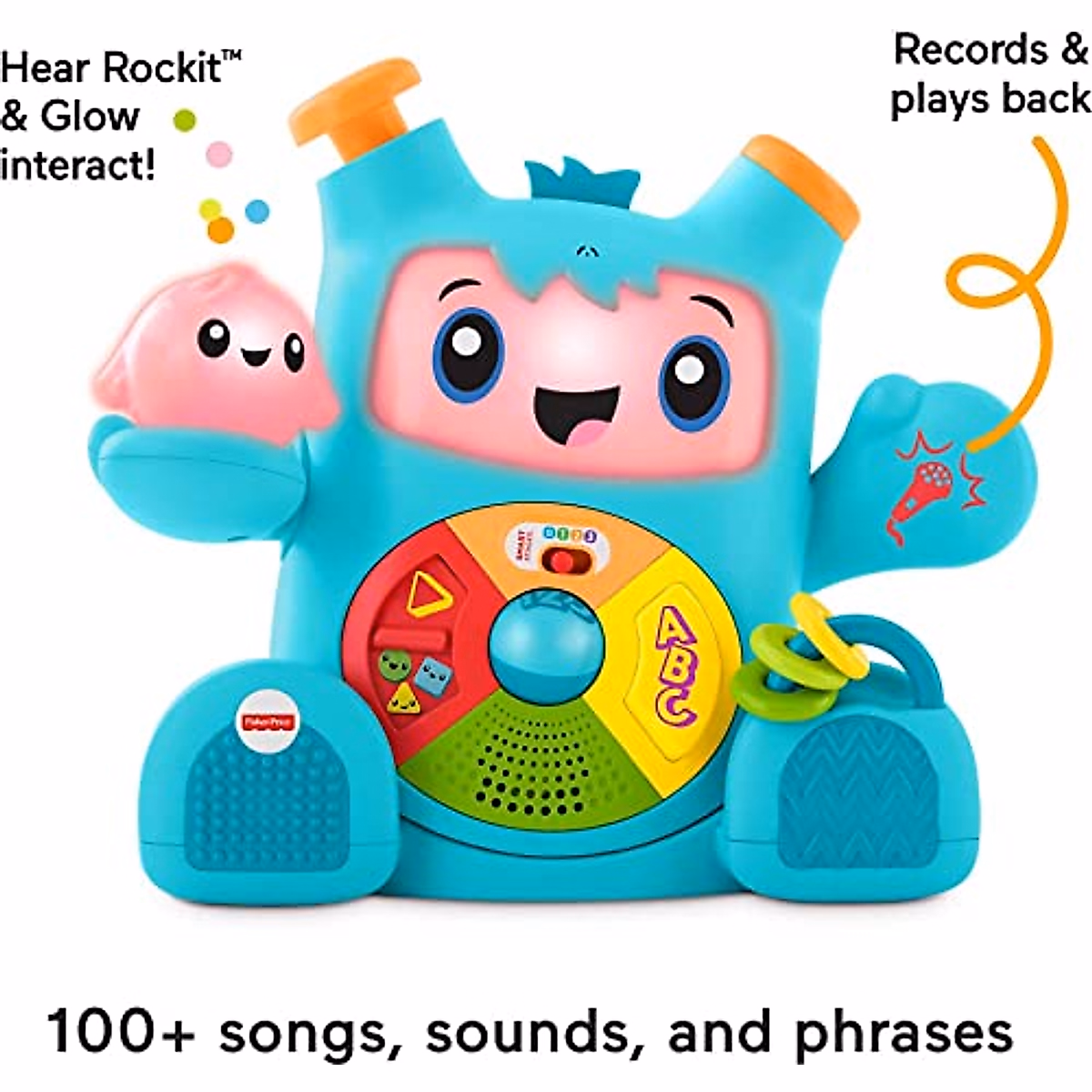 Fisher-Price Learning Toy Dance & Groove Rockit With Interactive Music Lights And Phrases For Infants And Toddlers