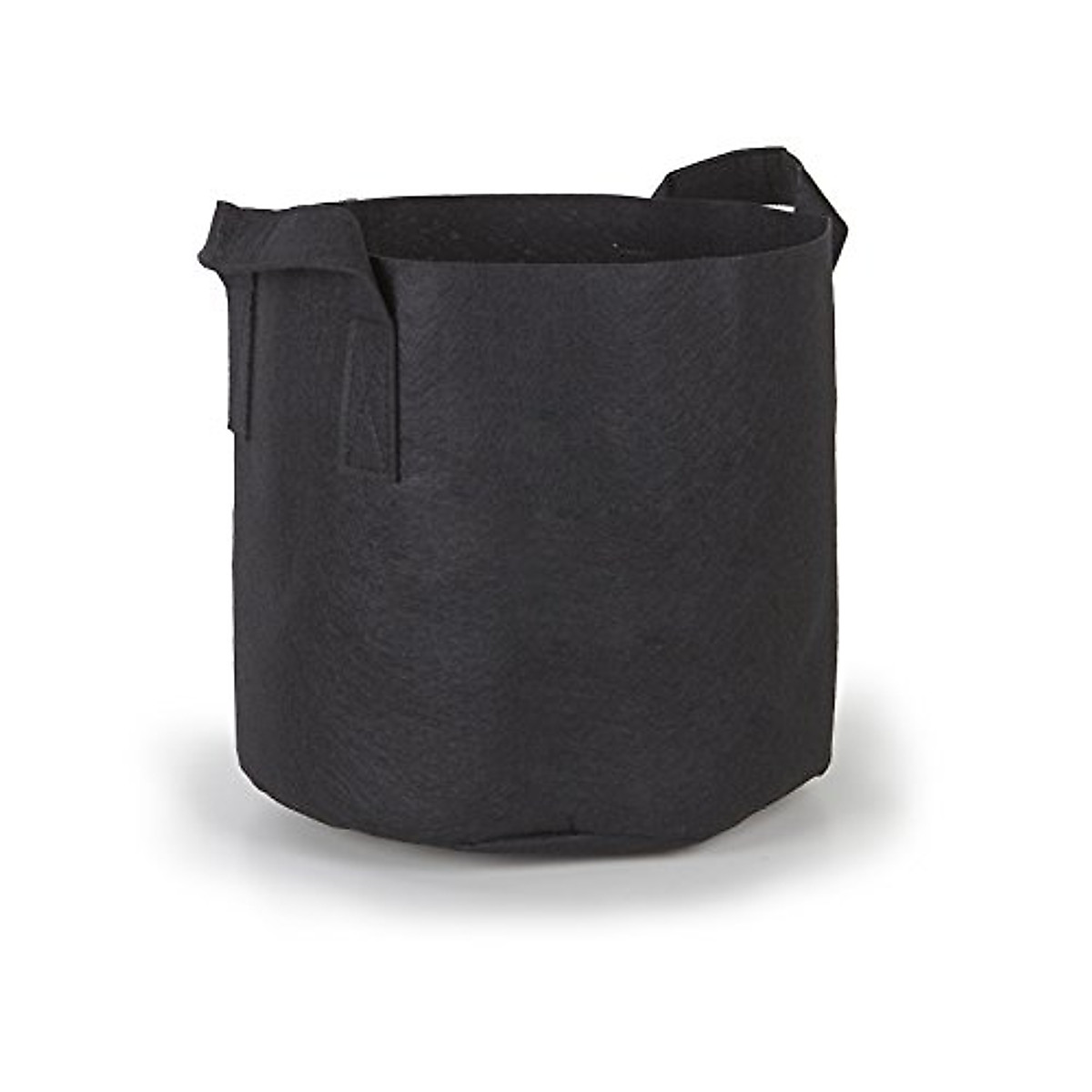 247Garden 5-Pack 7-Gallon Aeration Fabric Pot/Plant Grow Bag w/Handles (260 GSM, Black, 12H x 13D)