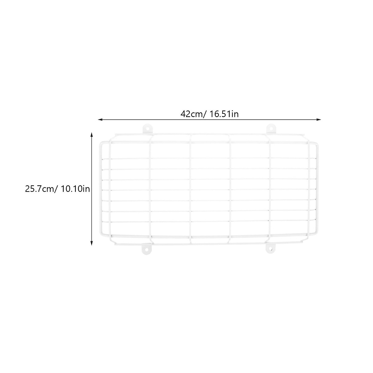 Gadpiparty Wire Guard for Exit Sign Emergency Light Metal Wire Guard Damage Stopper Exit Sign Damage Cage Wall Mounted Emergency Signal Protective Covers