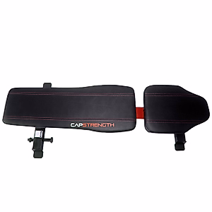 CAP Barbell Deluxe Utility Weight Bench, Red (FM-CS804DX-RD)