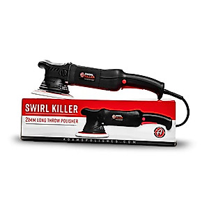 Adam’s Swirl Killer 21mm Polisher - Orbital Polishing Paint Correcting Buffer Tool - Car Scratch Remover, Correcting Polish - Use Post Car Wash Clay Bar & Pre Wax or Ceramic Coating (Polisher)