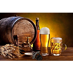 Wall Mount Bottle Opener Vintage Beer Bottle Opener with Screws