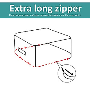 Lucky Yard Inflatable Patio Ottoman Square Stool Footrest with Handle, The Travel Portable Patio Outdoor Foot Stools Use for Indoor or Outdoor, Camping or Home (Green)