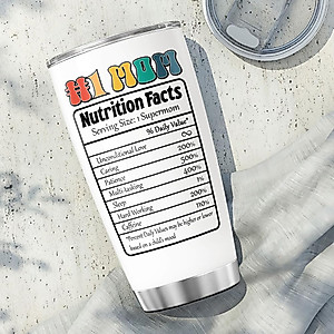 Coffee Best Women Mothers Funny Cups Ever Mother Day Insulated For Tumblers Handle, Mama Bear Gifts, Tumbler 20 Oz With Lid And Straw, Mama Bear Mom Nutrition Facts