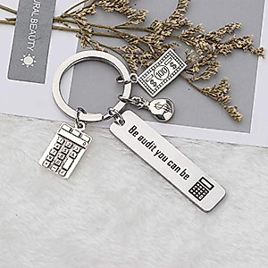 WSNANG Accountant Jewelry Be Audit You Can Be Keychain Auditor Gift Accounting Major Gifts CPA Graduation Gift (Be Audit Keychain)