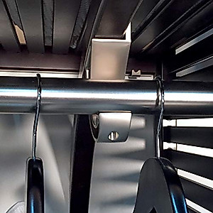 John Louis Home 16in. Deep Solid Wood 3-Drawer Woodcrest Deluxe Closet Organizer Espresso