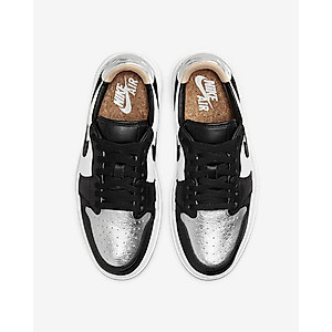 Jordan Womens Air 1 DQ8561 001 Silver Toe - Size 8W