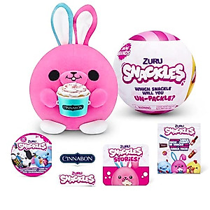 Snackles Small Sized 5.5 inch Snackle Plush by ZURU (Random Surprise), Cuddly Squishy Comfort 5.5 inch Plush with License Snack Brand Accessory