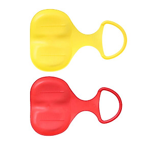 LIOOBO Snow Saucer Children Snow Sled Sand Grass Sled Winter Snow Slider - Random Color Disc Sled