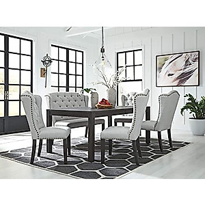 Signature Design by Ashley Jeanette Rectangular Dining Room Table, Black