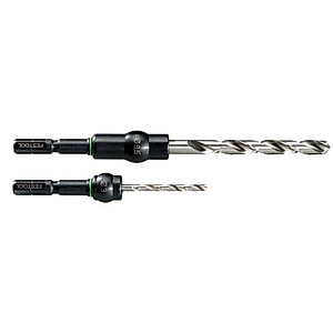 Festool 493425 Centrotec HSS Spiral Drill Bit Set With Reusable Shank, 5.0mm