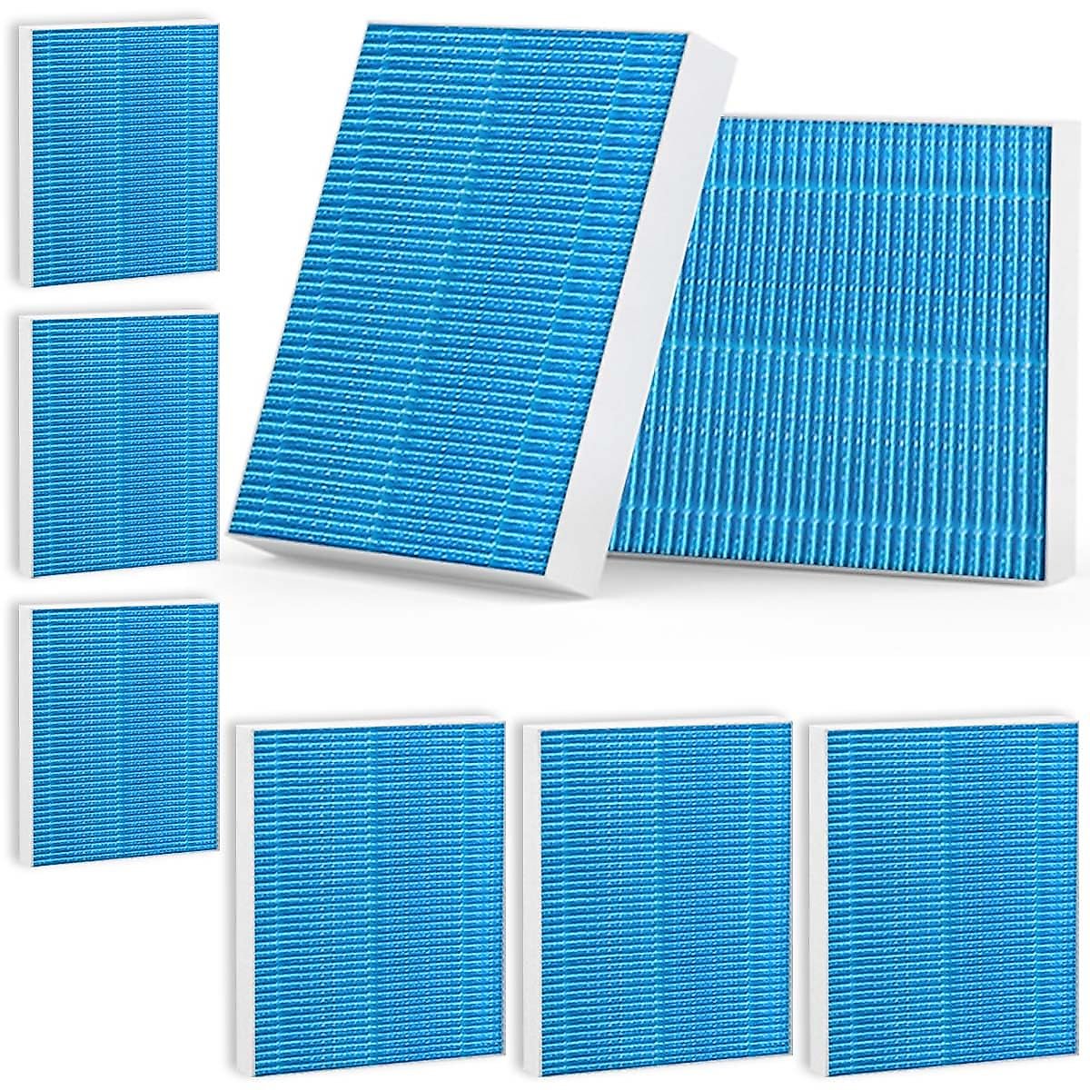 8 Pack 6000S Humidifier Replacement Wick Filter: Compatible with LEVOIT Superior 6000S Smart Evaporative Humidifier - Effectively Capture Large Particles and Minerals