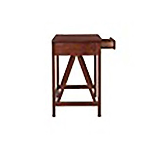 BOWERY HILL 1-Drawer Transitional Wood Desk in Antique Tobacco