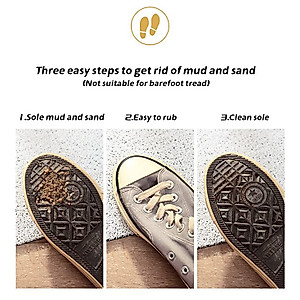 Prettybuy Semi-Circle Rainbow Doormat Cute Rugs Indoor and Outdoor Mats Non-Slip Rugs Doorway Mat Welcome Mats Area Rugs for Living Room Bedroom Bathroom,31.5in*15.7in