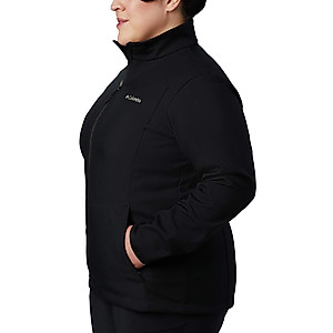 Columbia Women's Kruser Ridge II Softshell, Black, 2X Plus