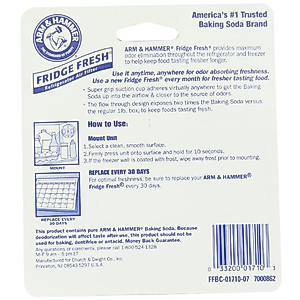 Arm & Hammer Fridge Fresh Refrigerator Air Filter (Pack of 4)