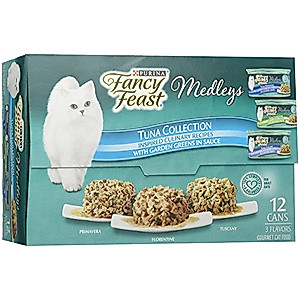 Fancy Feast Purina Medleys Variety Collection Cat Food - Tuna Recipe - 3 Oz, 12 Case