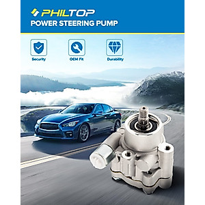 PHILTOP 21-5919 Power Steering Pump Fit For 1998-2002 Accord 2.3L Power Steering Pump