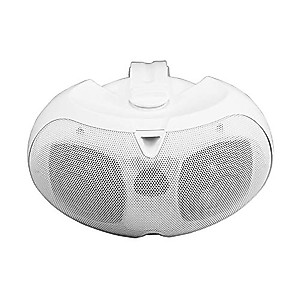 Rockville D4-8 White Dual 4" 8 Ohm Wall Mount Swivel Outdoor Home Patio Speaker