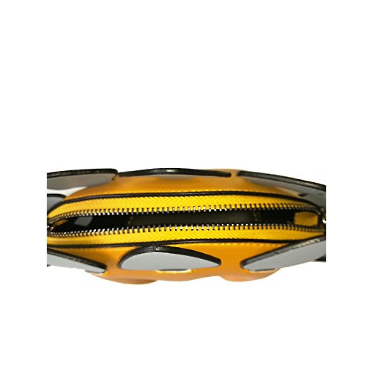 MILATA Dinosaur Shape Cross Body Bag Women Pu Leather Chic Clutch Purse for Girls (yellow)