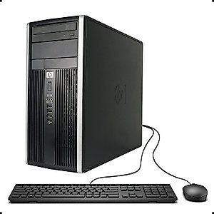 HP Compaq Pro 6200 Tower Desktop PC, Intel Core i3-2100 3.1GHz, 8G DDR3, 500G, WiFi, Bluetooth 4.0, DVD, Windows 10 64-Multi-Language Support English/Spanish/French (Renewed)