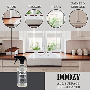 Doozy All Surface Pre-Cleaner - Pre Treatment to Easily Remove Built Up Grease, Grime, Dirt, Wax & Oil on Furniture, Wood, Glass, Plastic, Metal, Ceramic & Household Surfaces - 16 Ounce