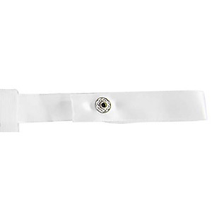 Home-X Hidden Undercover Wallet for Women-Bra Wallet, Stash Your Cash, Hidden Travel Pouch, Washable-Stash Credit Cards, Money, Keys-Adjustable Elastic Strap- 4" L x 2 7/8" W (White)