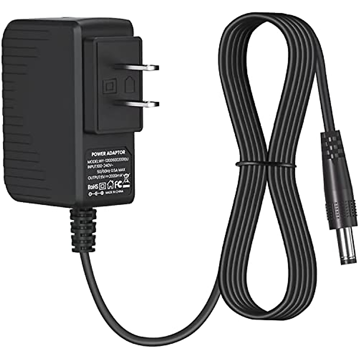 6V 2A Charger Adapter for ProForm Elliptical Smart Strider 480 490 500 600 LE, 390 395 475 510 E, 510 EX, 400 700 for Exercise Bike Extra Long Power Supply Cord (9.8 ft)